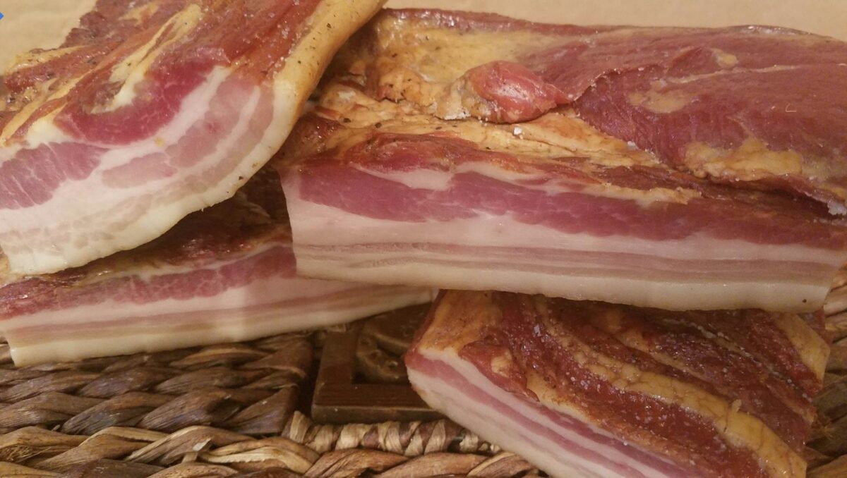 Homemade Bacon Smoked Kolozsvari, 1.5lb - Old Europe Foods