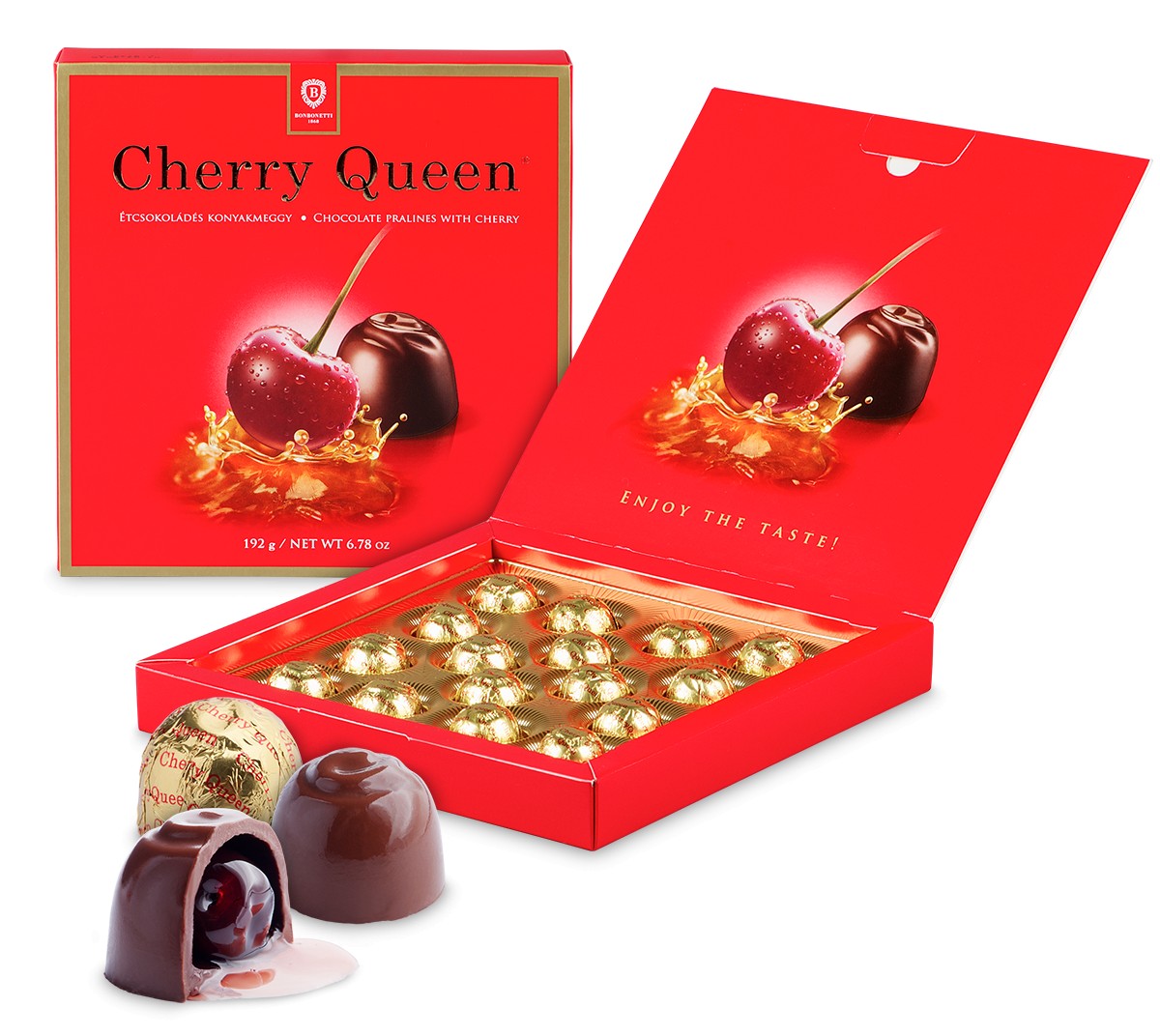 Cherry Queen cherry praline 192g - Old Europe Foods