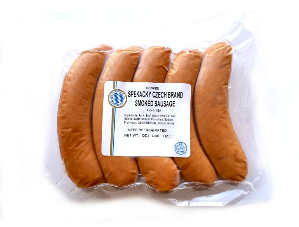 Spekacky Czech Smoked Sausages App 1lb - Old Europe Foods
