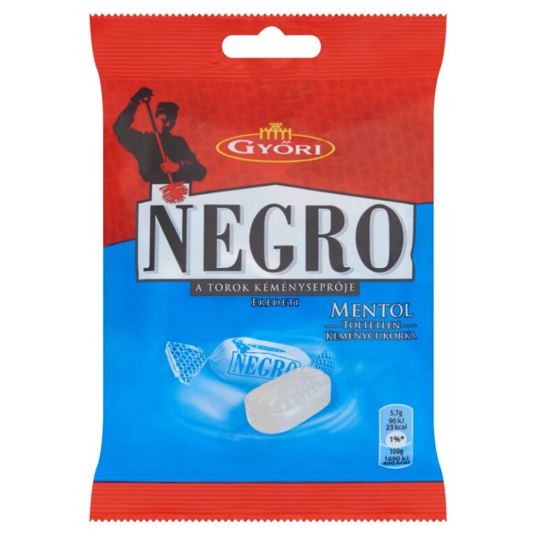 Gyori Negro Mentol Hard Candy 5.7g - Old Europe Foods