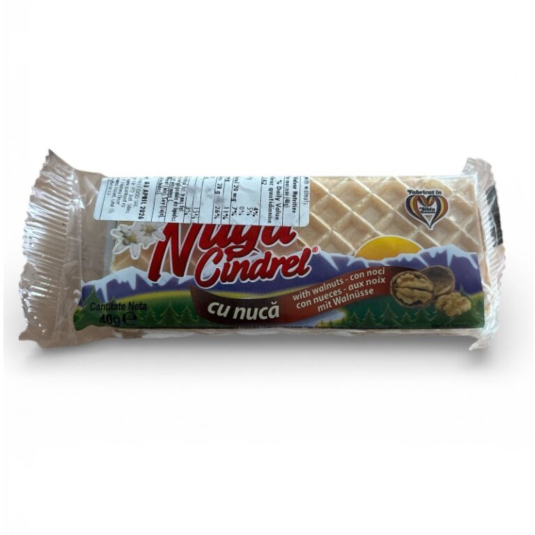 Nougat Wafers with Walnuts, Pan Food, 40g - Old Europe Foods
